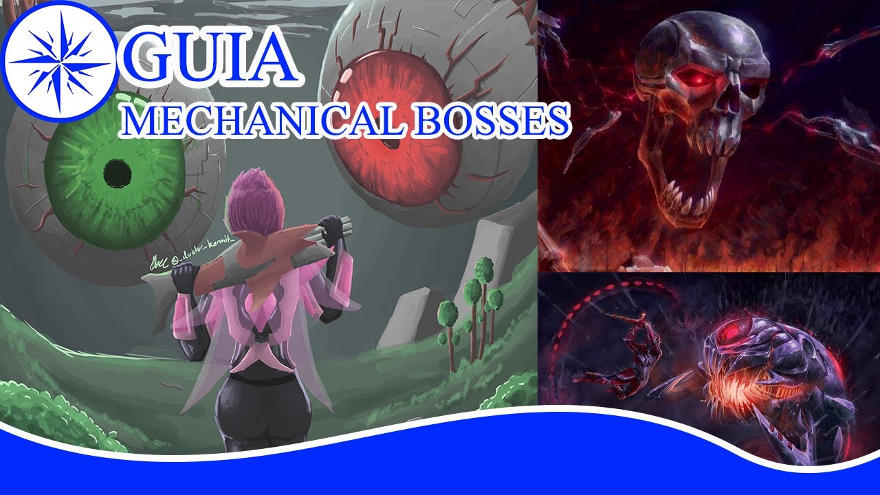 Terraria: Como Derrotar os Mechanical Bosses no MASTER! - YouTube