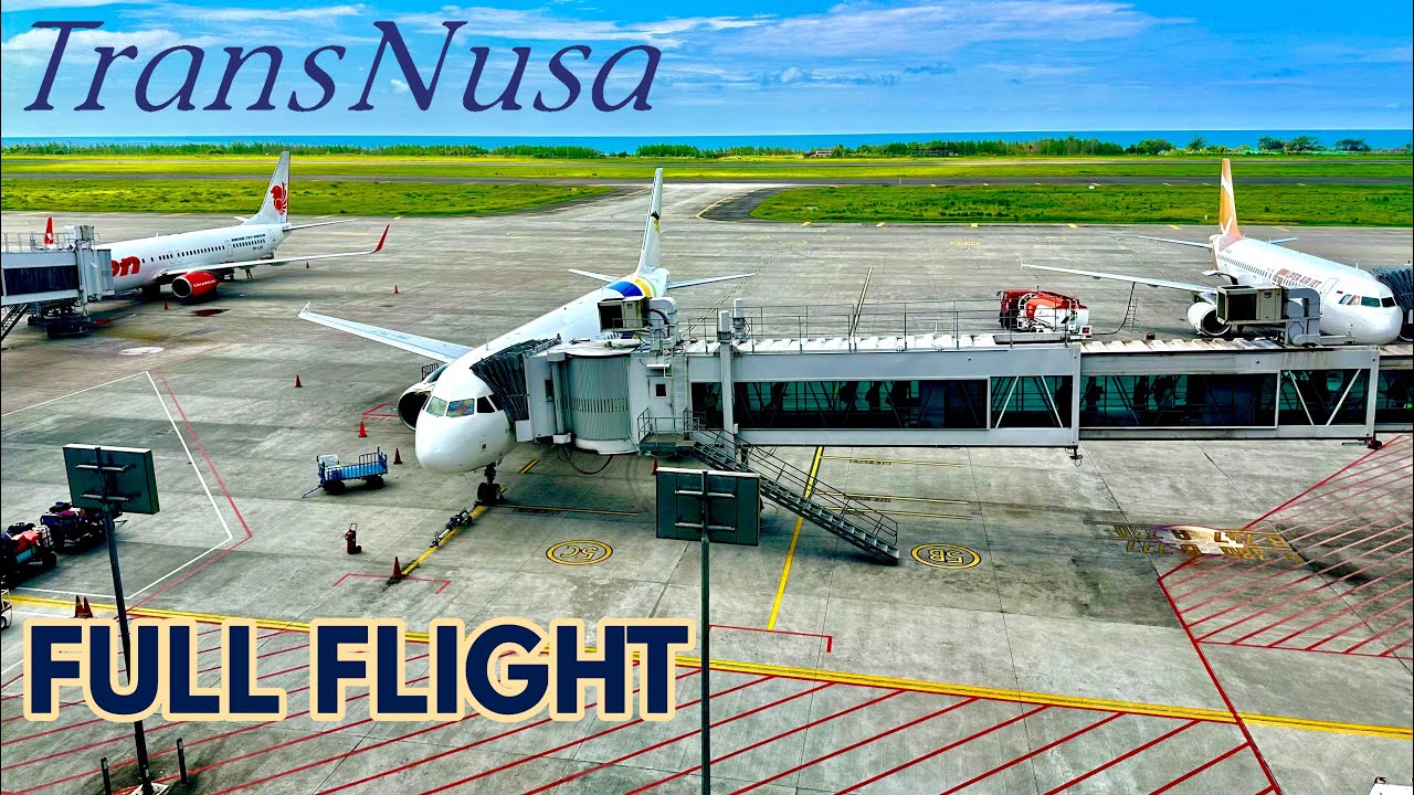 FULL FLIGHT |TRANSNUSA YOGYAKARTA - JAKARTA | 8B 5533 PK - TLF - YouTube