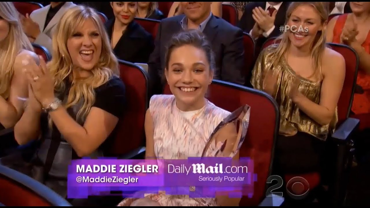 Maddie Ziegler Wins a People's Choice Award "Seriously Popular Award ...