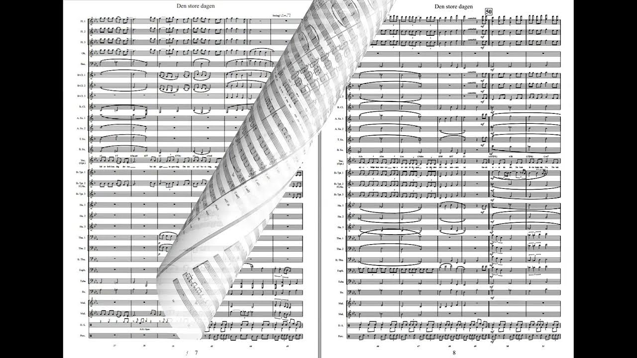 Den store dagen - Benny Borg /arr: Kjærnes. Available for Brass and Concert Band, Grade 3,5 ...