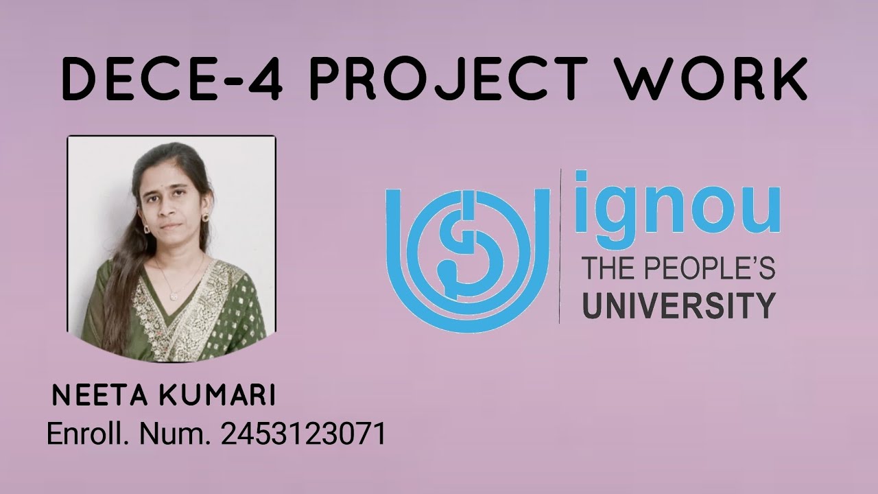 DECE PROJECT VIDEOS DAY 08 - YouTube