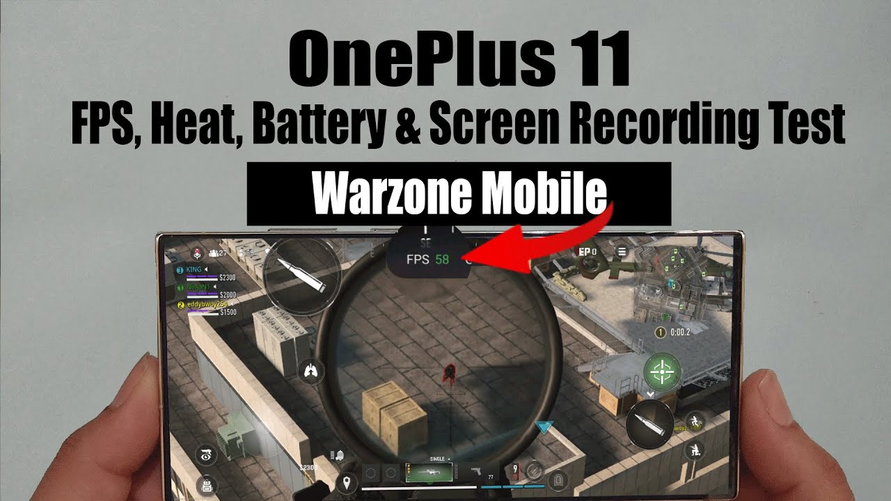 OnePlus 11 Warzone Mobile New Update Performance Test [FPS, Heat ...