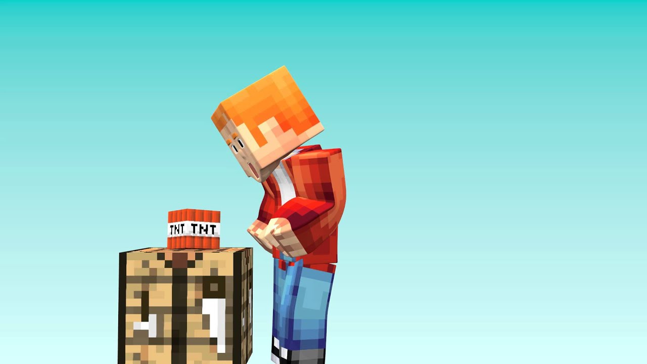 it a tnt!-minecraft short animation - YouTube