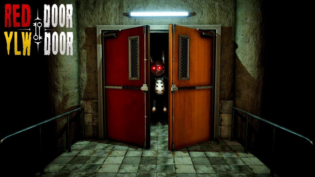 RED DOOR YELLOW DOOR VIRAL TIKTOK HORROR GAME - YouTube
