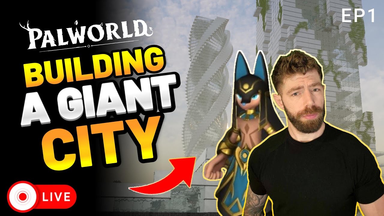 LIVE - Creating a City In Palworld - Part 1 - YouTube