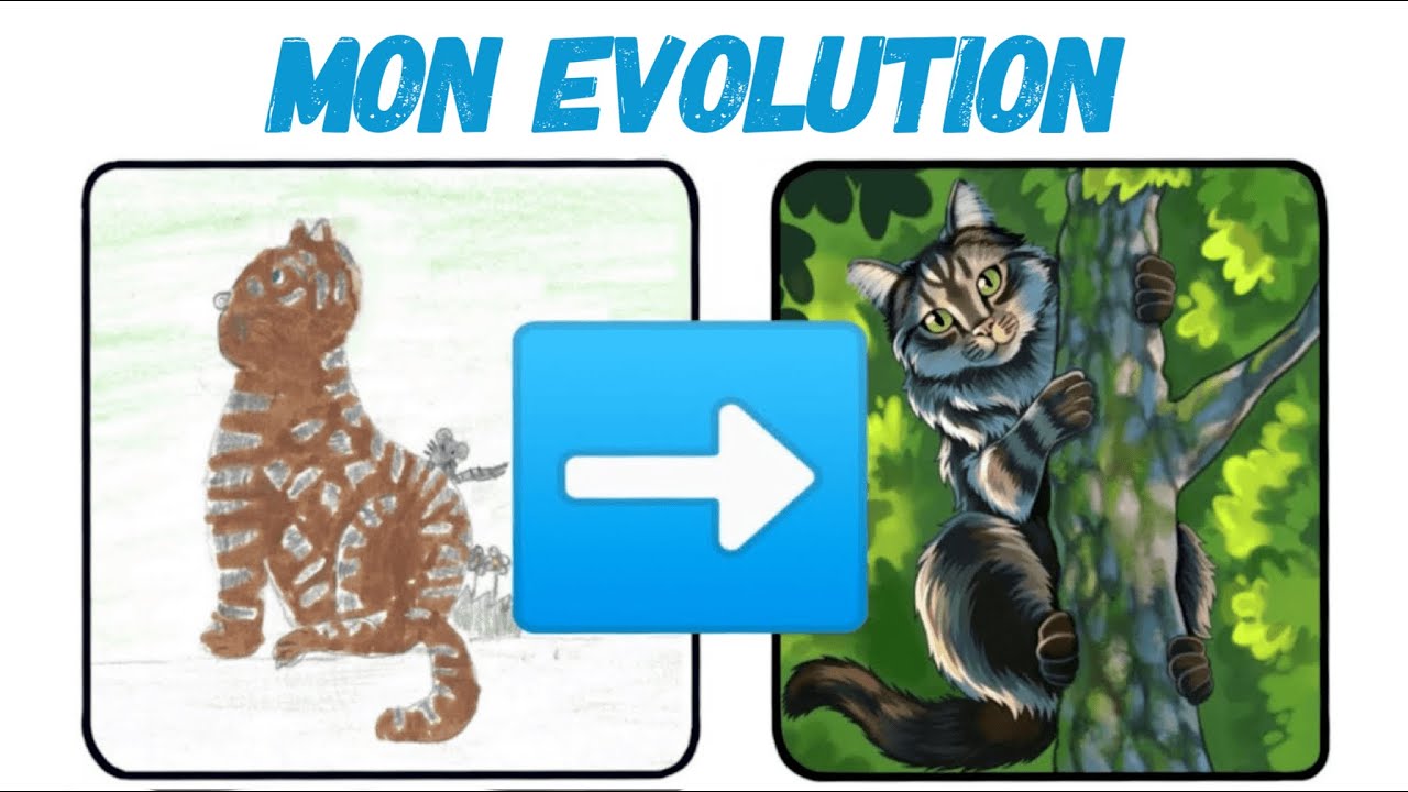 Mon évolution en 100 dessins! - YouTube