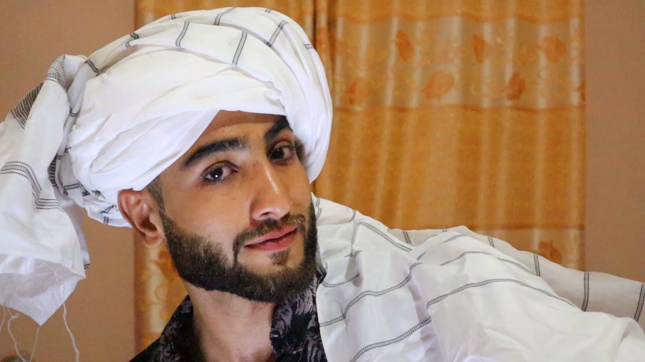 How to tie Pashtun White Turban easy and simple way| Get in to Pathan ...