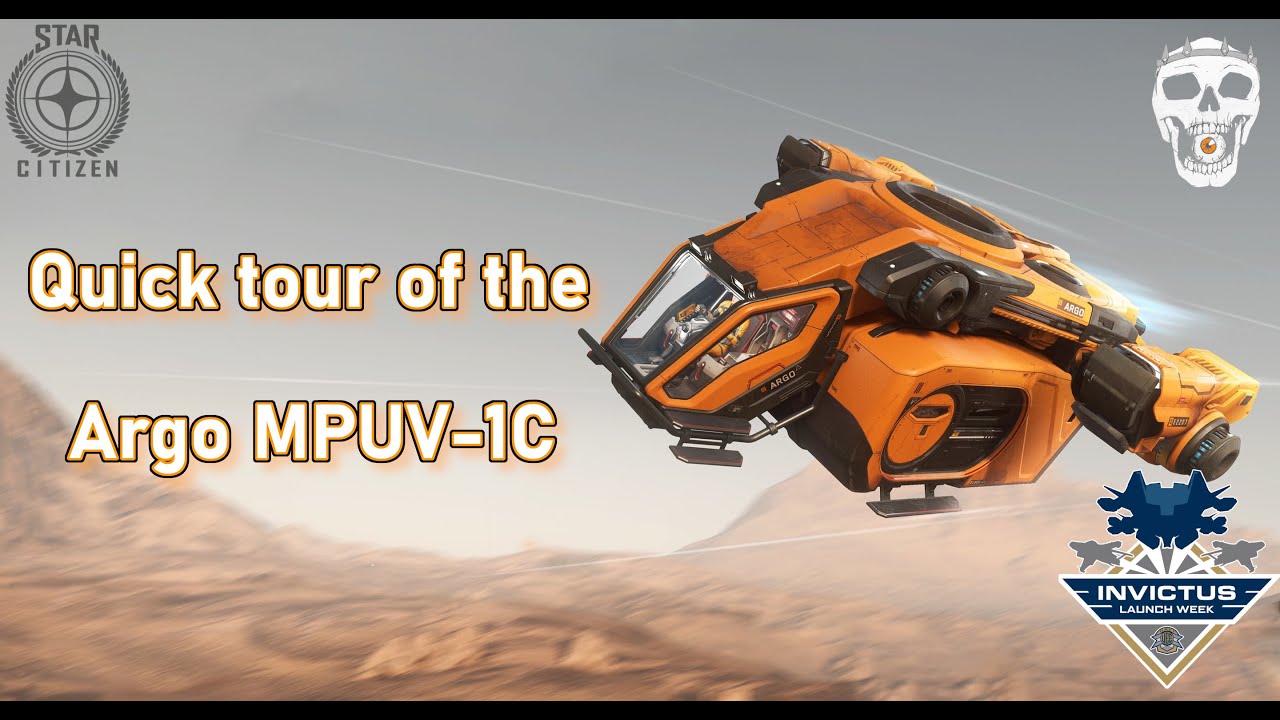 Quick Show and Tour of the Argo MPUV-1C - Alpha 3.13.1 - Star Citizen ...