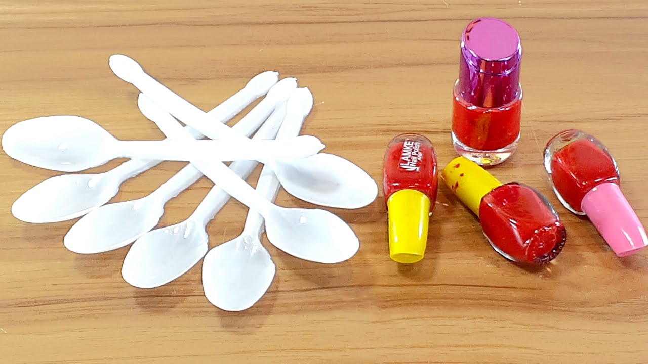 DIY PLASTIC SPOON CRAFT IDEA | BEST OUT OF WASTE | PLASTIC SPOON REUSE ...