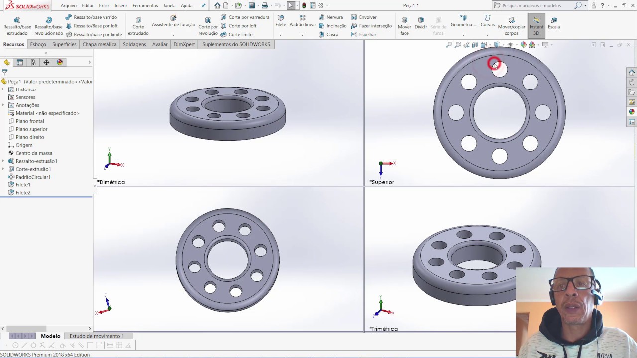 Aula 324 - Barra Flyout - Solidworks - Marcelo Pereira - YouTube
