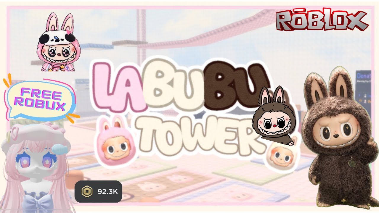 FINISHING LABUBU TOWER ON ROBLOX! - OBBY, ESCAPE RUN,TOWER LABUBU ...