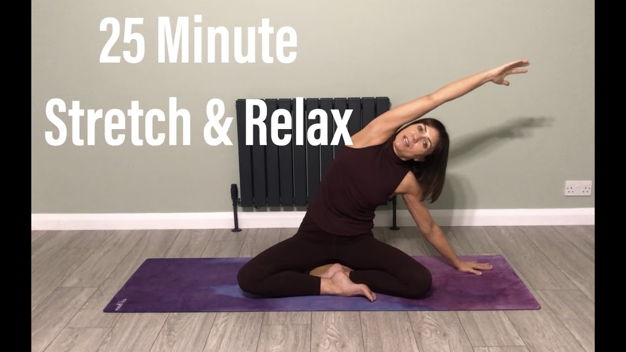 25 MINUTE STRETCH & RELAX BY GRAVITY YOGA - YouTube