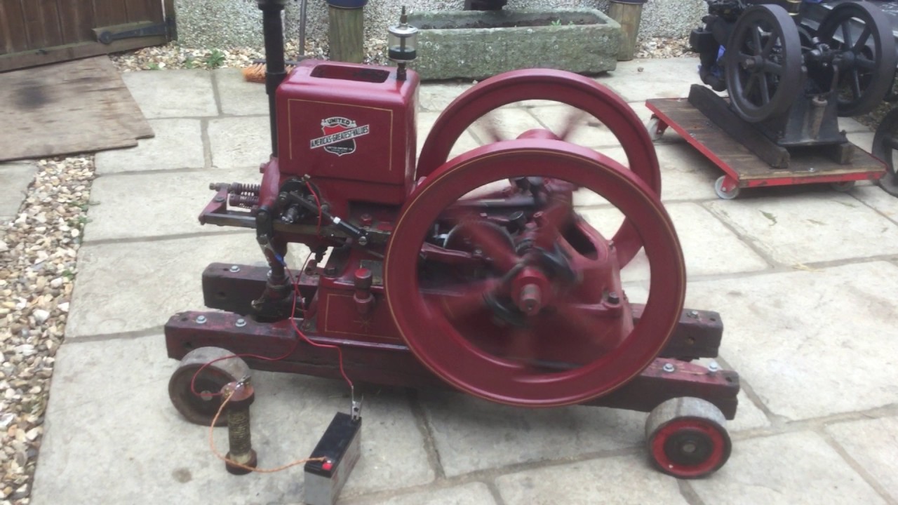 United 2 1/4HP Stationary Engine - YouTube