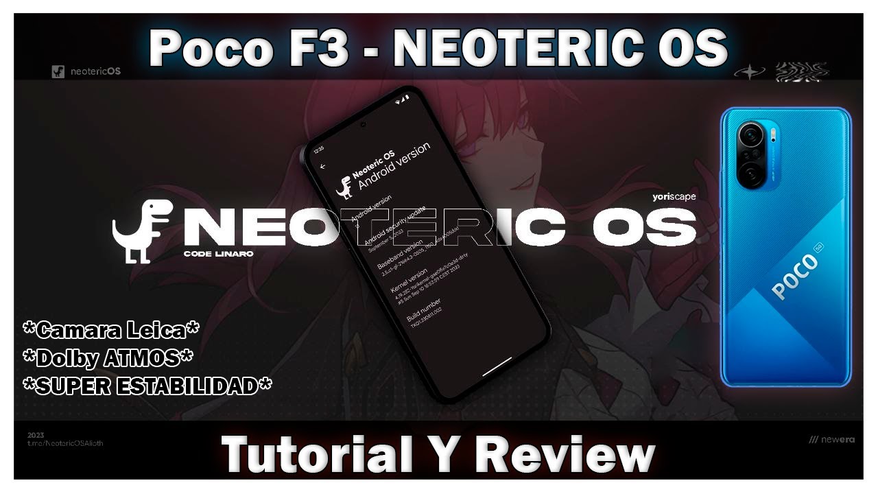 Poco F3 - NEOTERIC OS - La ROM Del Dinosaurio De Chrome ? - YouTube