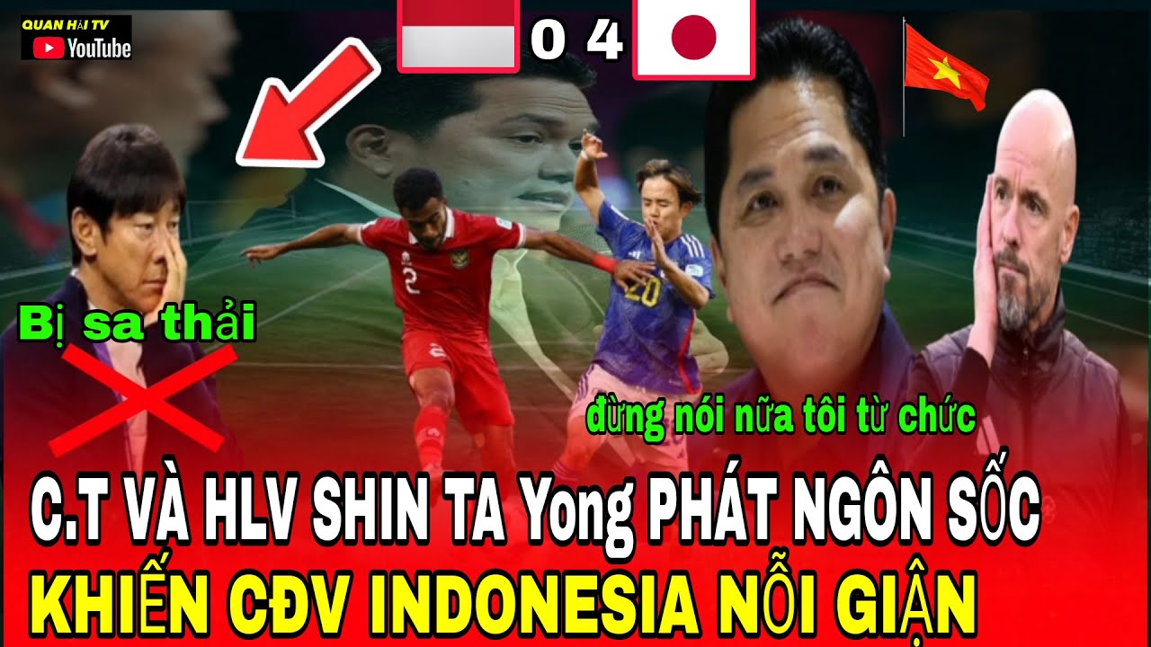 Nhập tịch ồ ạt c.t và HLV shin TA Yong bị sa thải LĐBĐ Indonesia mời ...