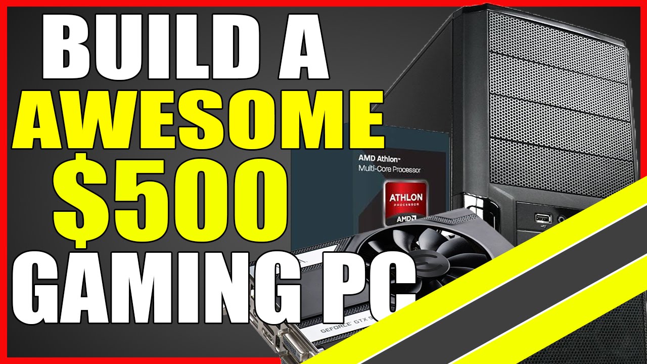 AWESOME $500 Gaming PC Build Runs All Games at 1080p! July 2015 Witcher ...
