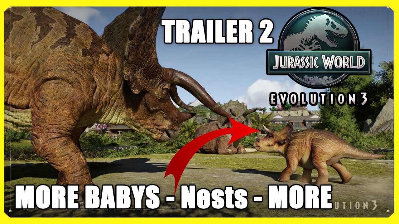 Jurassic World Evolution 3! MORE BABIES, Breeding, Family Trees & Park ...