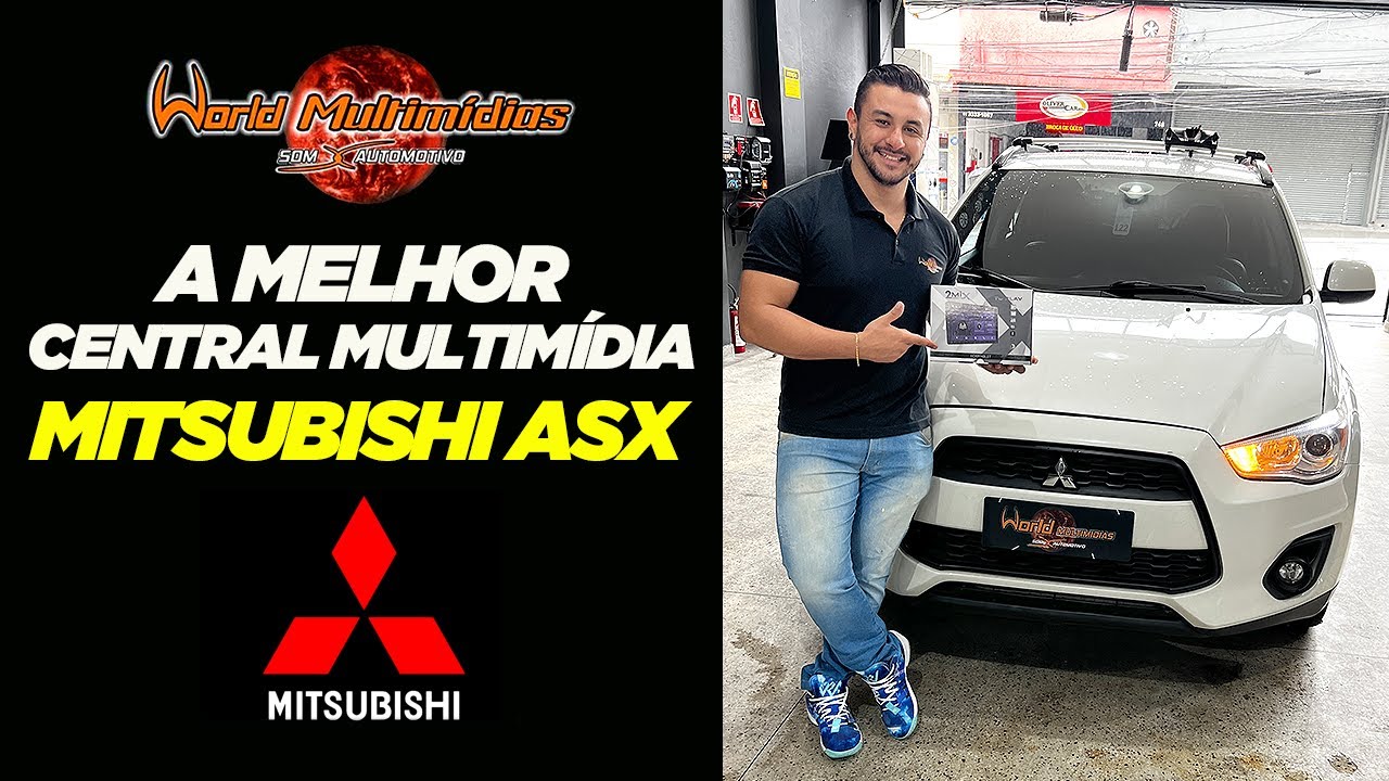 A MELHOR CENTRAL MULTIMÍDIA MITSUBISHI ASX - WORLD MULTIMÍDIAS - YouTube