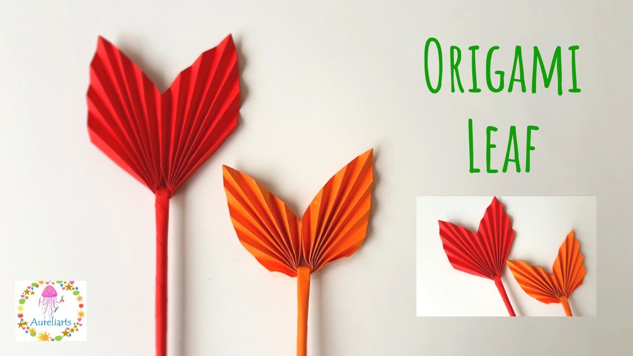 Origami Dry Leaf 🍂 | Origami Leaf | Easy Origami for Beginners ...