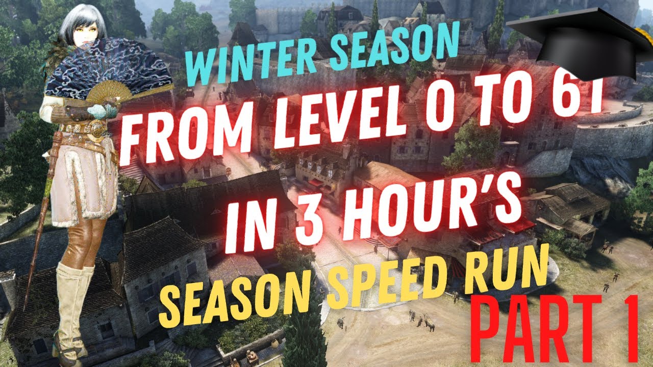 From Level 1 To Level 61 In 3 Hour's Speed Run Winter Season Guide ...