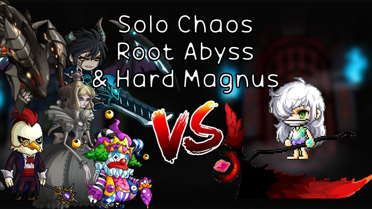 [MapleStory M] Solo Chaos Root Abyss and Hard Magnus - YouTube
