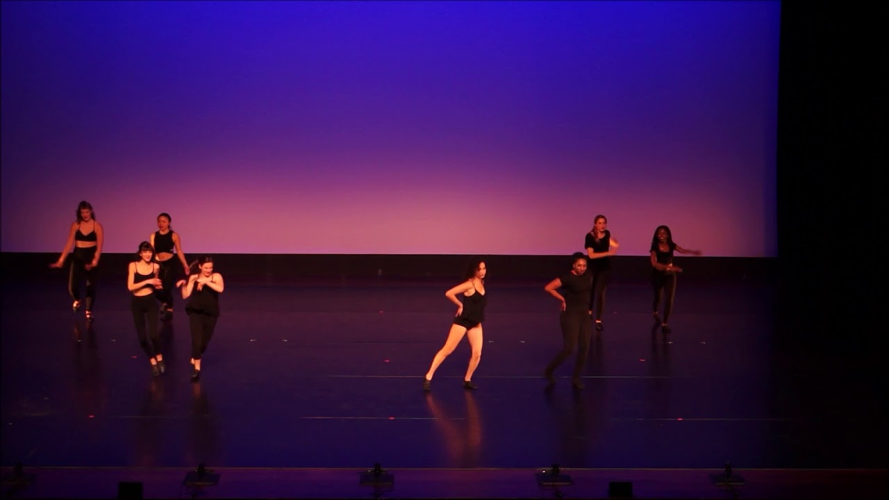 Davidson College Dance Ensemble Spring 2017 Burlesque Jazz - YouTube