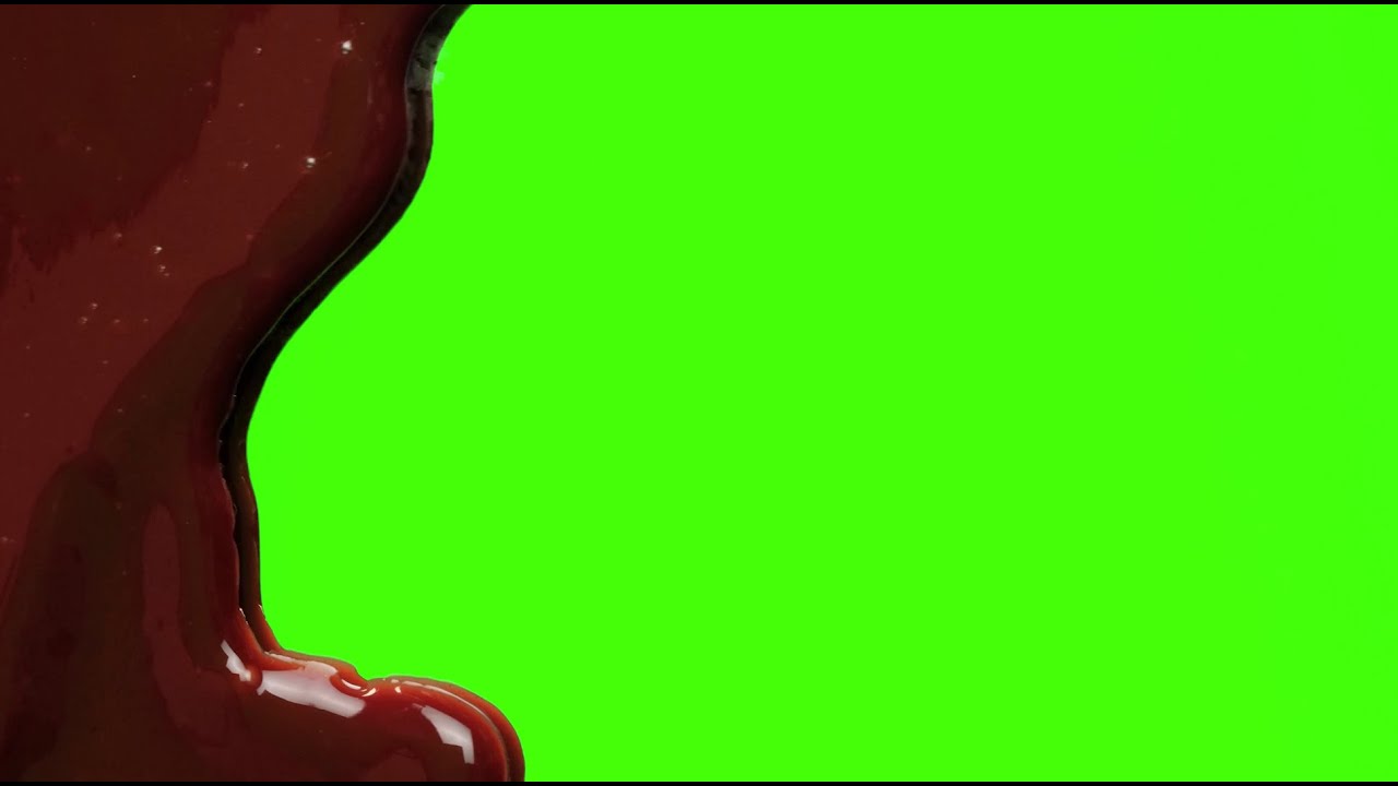 green screen blood in ground effect - YouTube