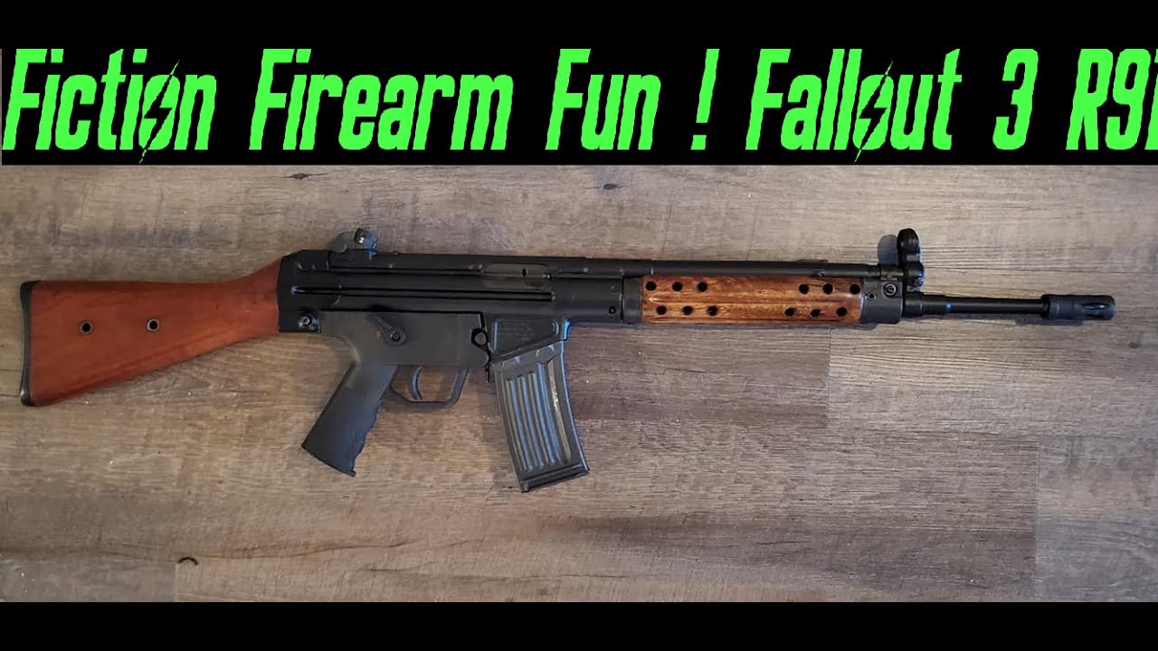 Fiction Firearm Fun! Fallout 3 R91! - YouTube