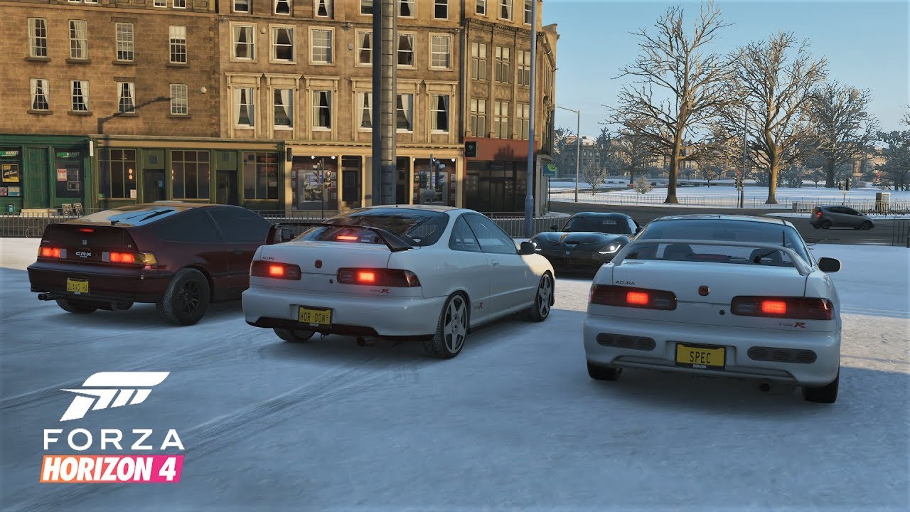 Forza Horizon 4 | 614HP Turbo B18 Integra Drag Build | Street Car Meet ...