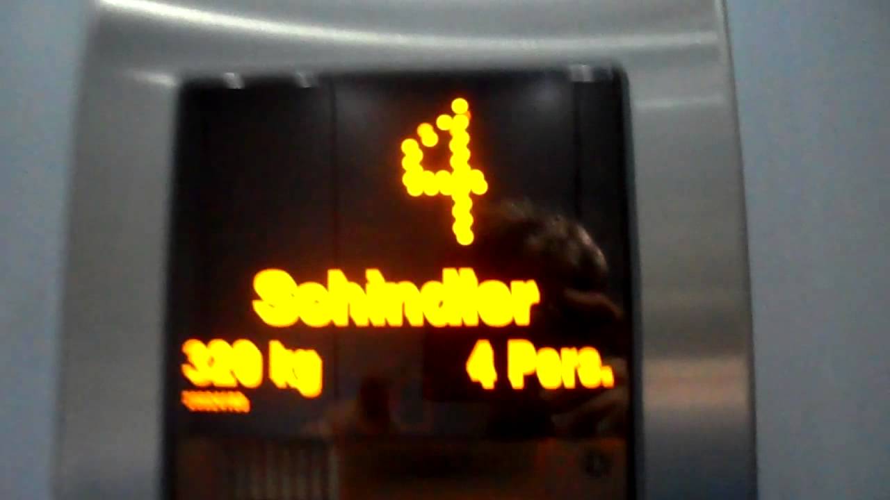 New Schindler elevator with mechanical doors @ Biel/Bienne, Switzerland ...