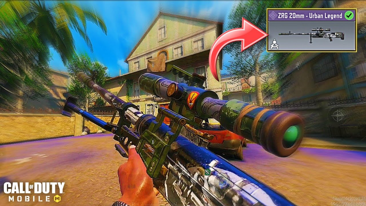 Free ZRG 20mm-Urban Legend Sniper In Call Of Duty Mobile COD MOBILE ...