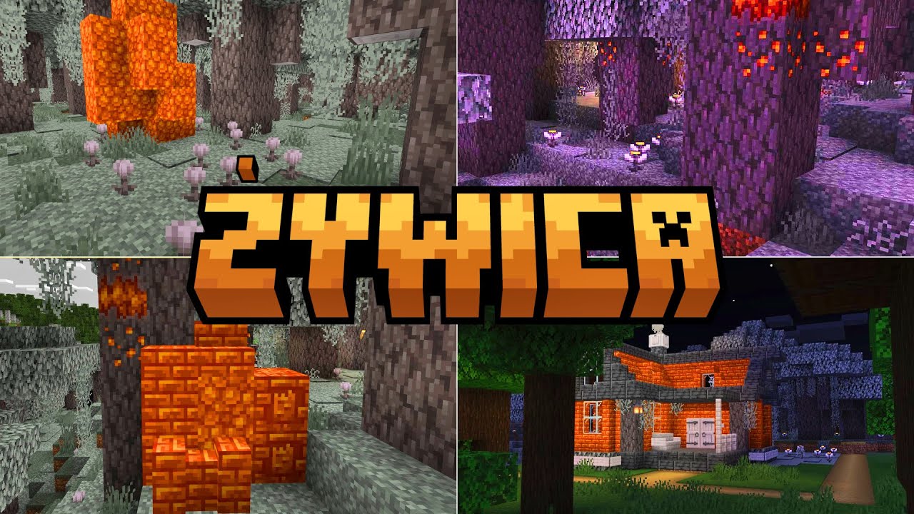 Minecraft 1.22: NOWOŚCI! ŻYWICA i BLOKI ŻYWICY! NOWE KWIATKI! - YouTube