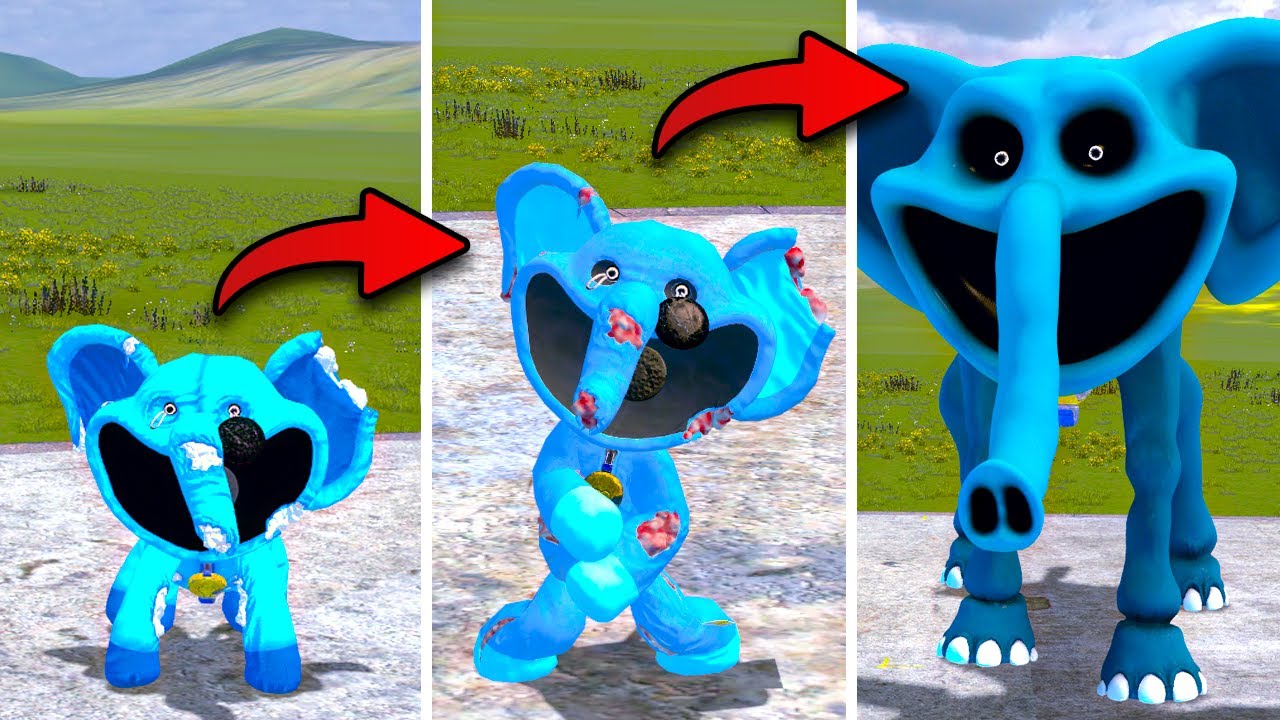 BUBBA ELEPHANT!! POPPY PLAYTIME CHAPTER 3 in Garry's Mod! - YouTube