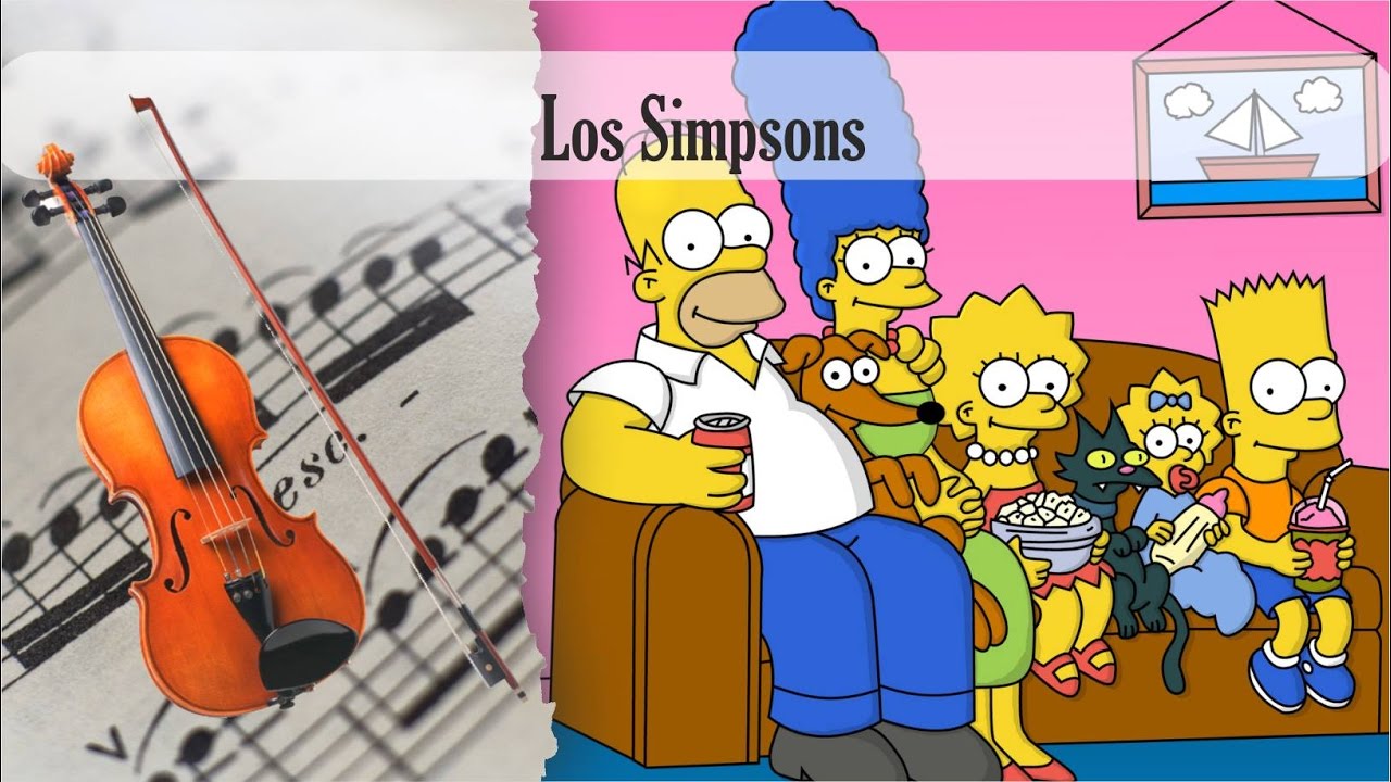 Partitura Los Simpsons Violín - YouTube
