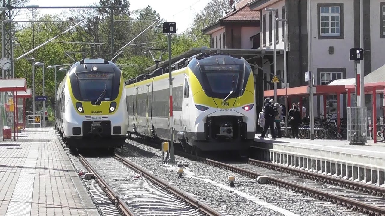 Bahnhof Breisach Kopfbahnhof der DB und SWEG - Zeitkapsel 2022 - YouTube