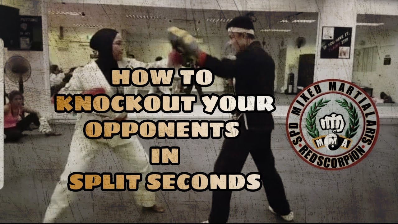 HOW TO / TUTORIAL : KNOCK OUT A PERSON IN SPLIT SECONDS | PART 1 | WHAT ...