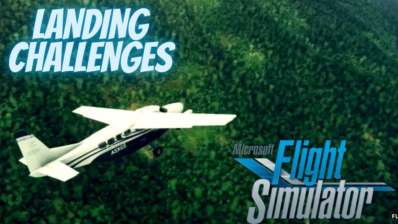 Trying Landing Challenges in Microsoft Flight Simulator - YouTube