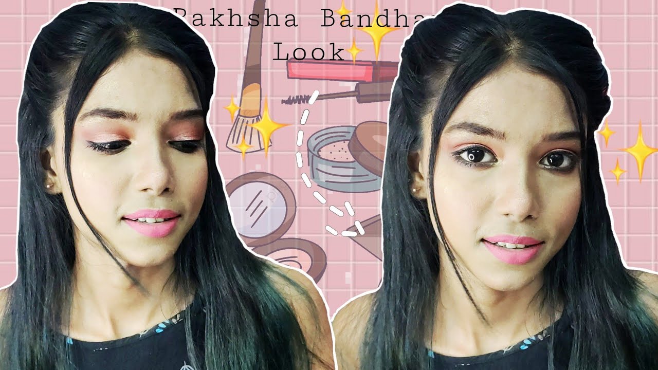 Rakshabandhan Easy & Simple Makeup tutorial 2022 in Bangla - YouTube