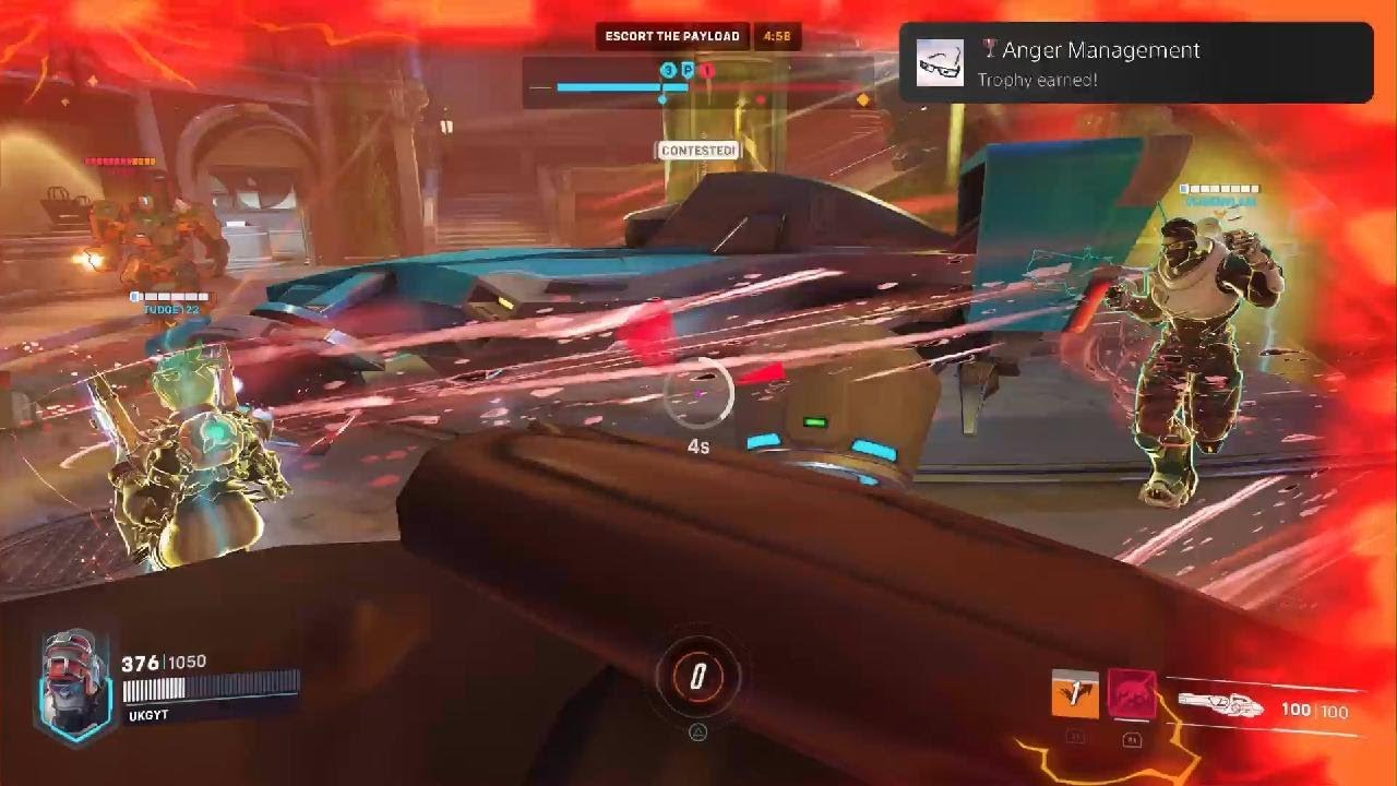 Overwatch 2 Anger Management Achievement Winston Cute Spray - YouTube