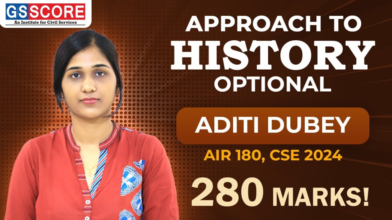 How to Approach History Optional for UPSC Success | Aditi Dubey AIR 180 ...