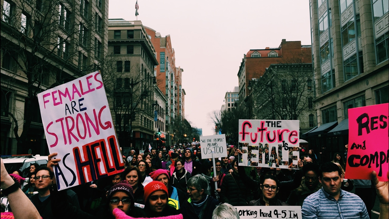 Why I March... (LIVE from Washington DC Womens March 2017) - YouTube