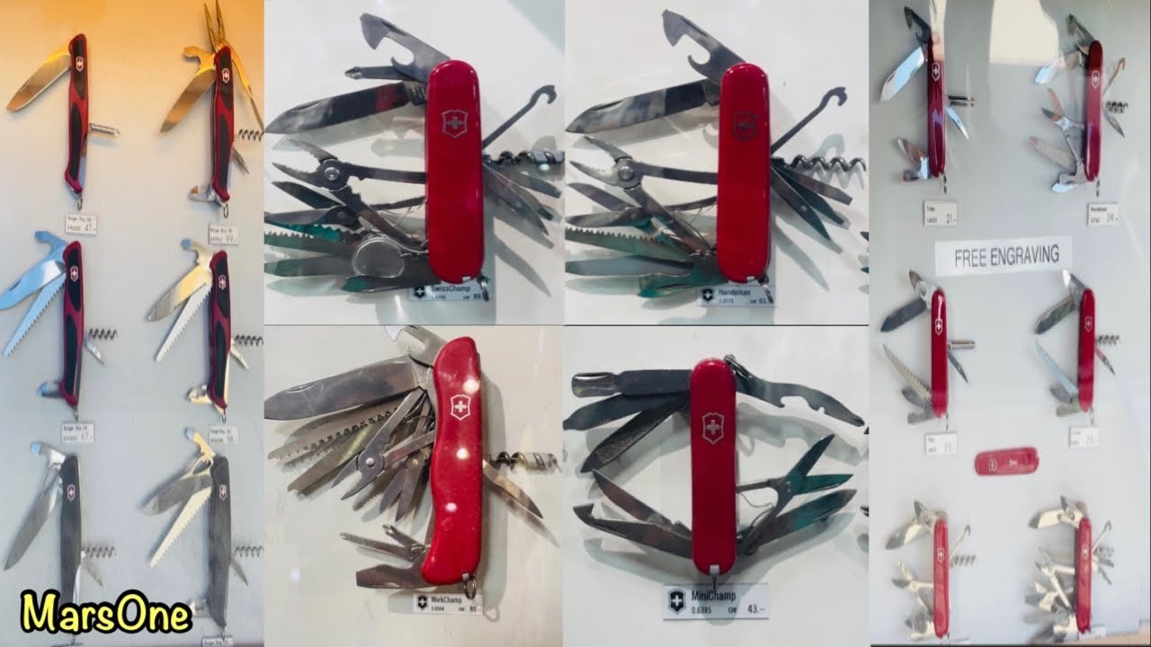 Popular Items in Switzerland | Distinctive Victorinox Swiss Army knives ...