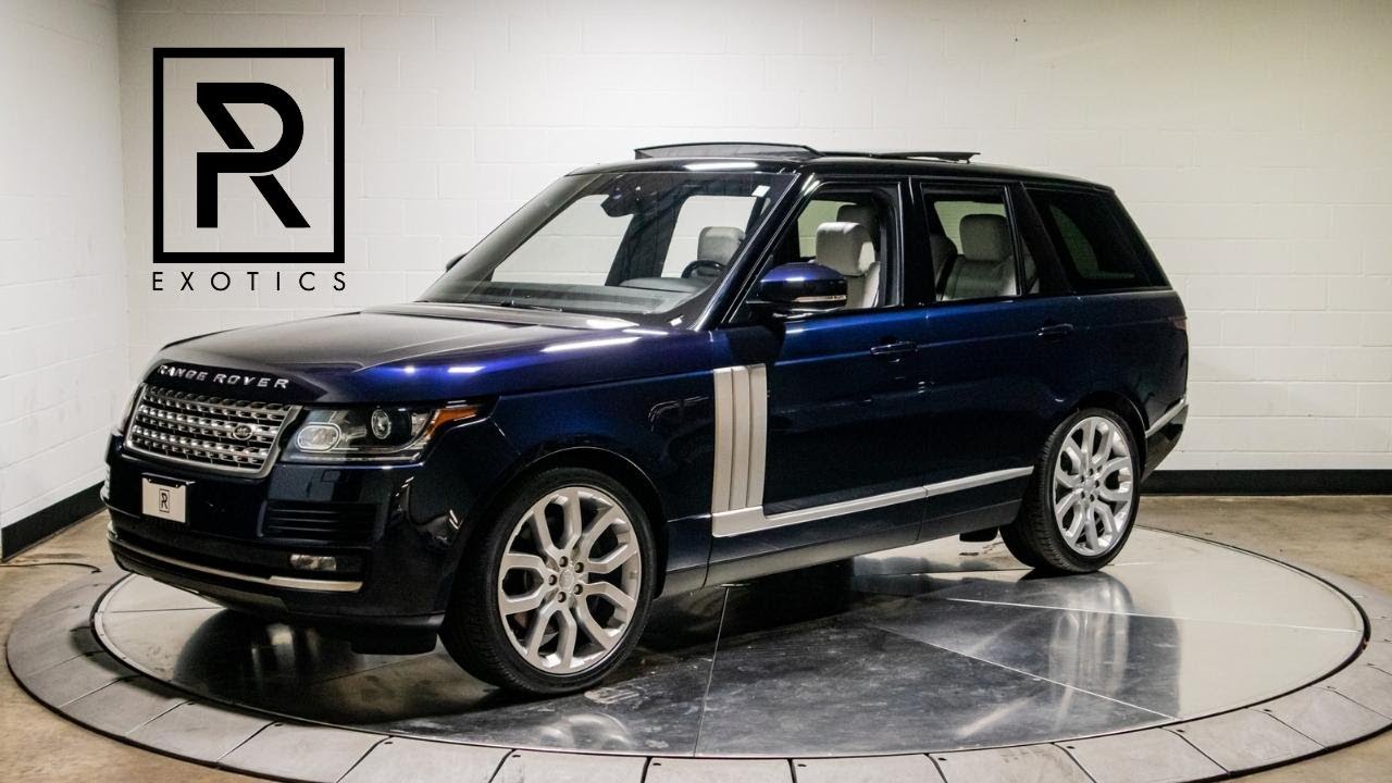 2017 Range Rover (Supercharged) - YouTube