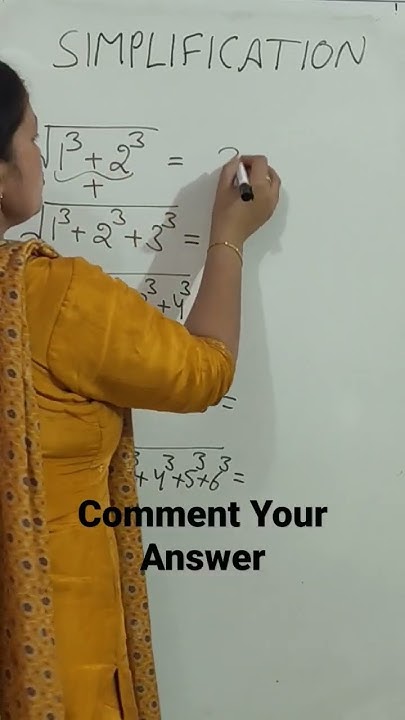 Simplification II Shorts II Square root II Sum of Cubes II Basic Mathematics II - YouTube