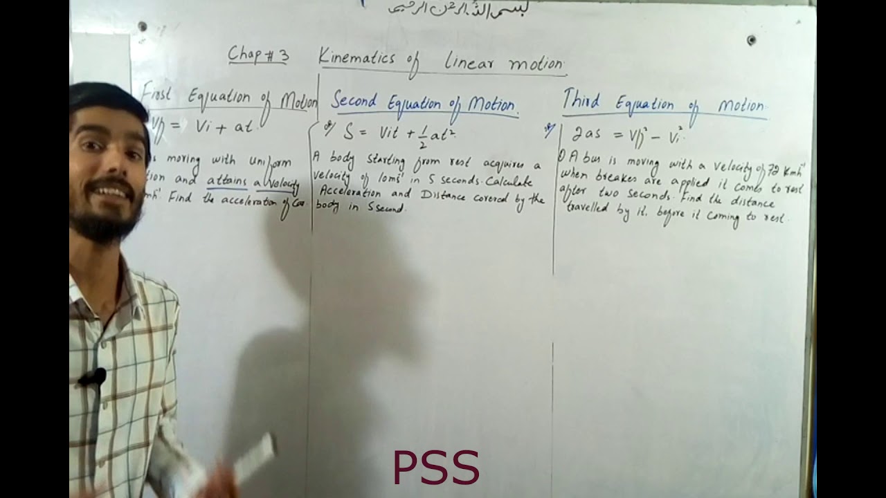 Class 9 & 10 Physics Chapter 3 kinematics of linear motion Numericals ...