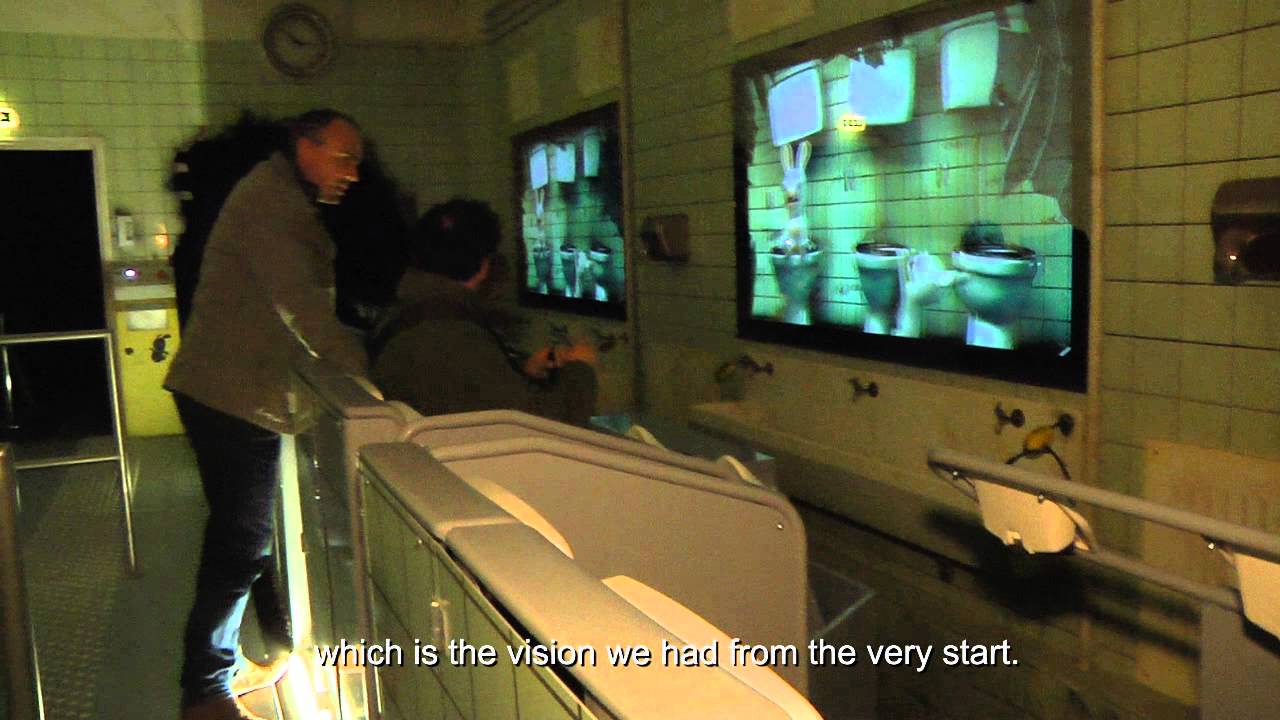 Les coulisses de l'attraction Lapins Crétins au Futuroscope - YouTube