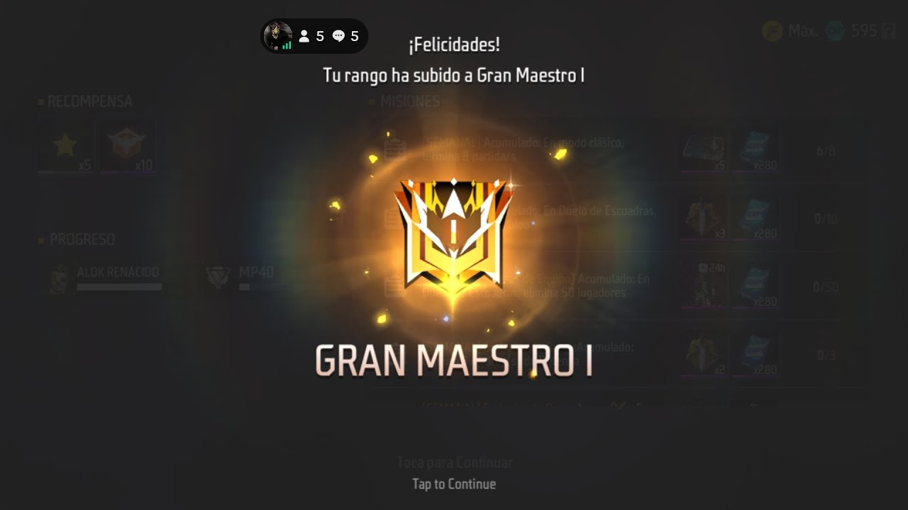 ASI FUE COMO LLEGUÉ A GRAN MAESTRO 👑FREE FIRE TEMPORADA 35 👑🔥 - YouTube