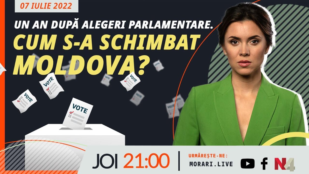 Morari.live | 07.07 2022 | Un an după alegeri parlamentare. Cum s-a ...