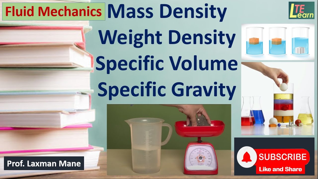 | Mass Density | Weight Density| Specific Volume | Specific Gravity ...