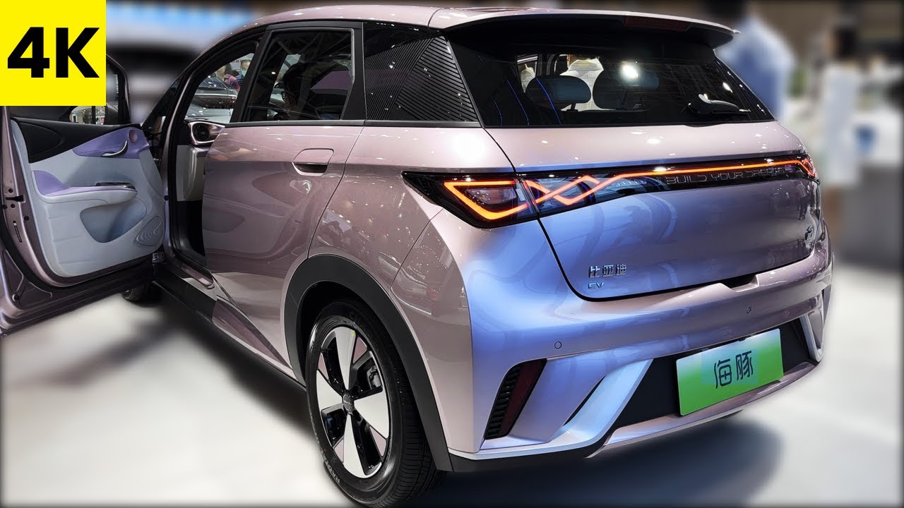 4K 2023 BYD Dolphin Pink very Cute~ Interior and Exterior - YouTube